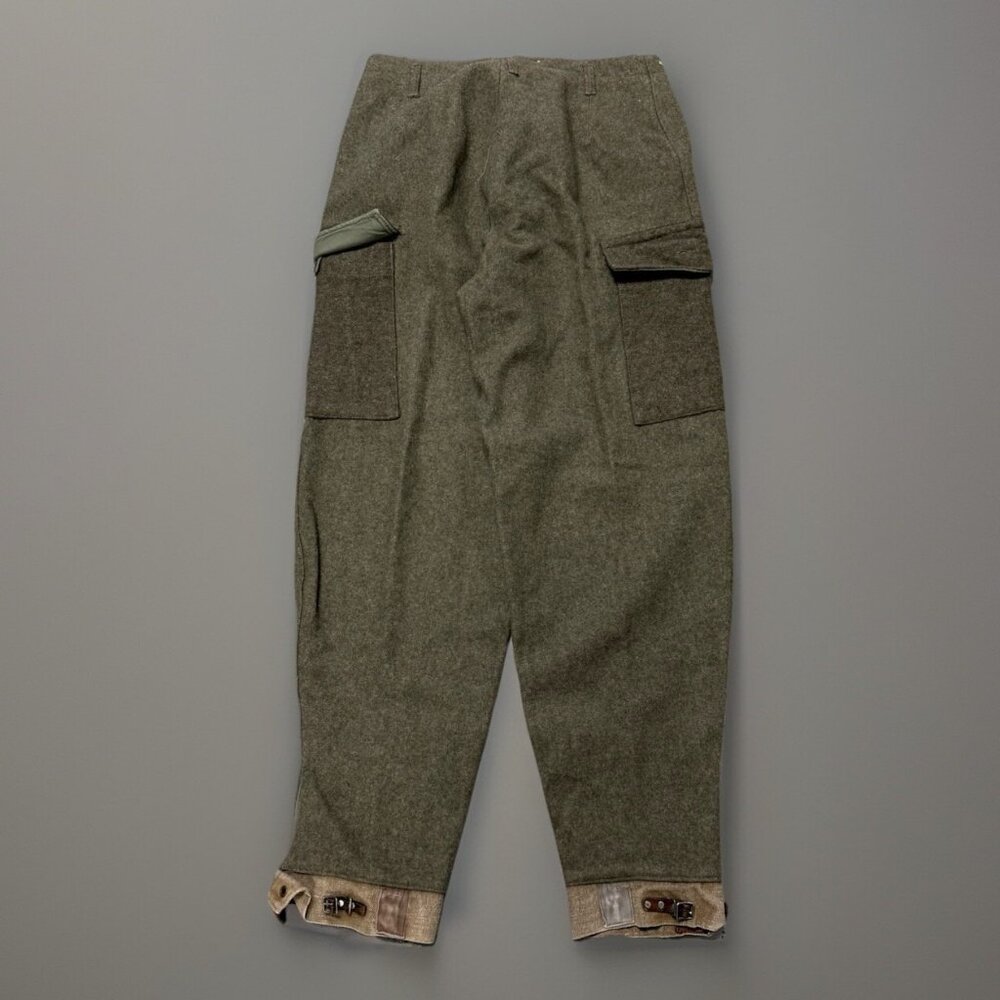 Vintage Ww2 Swiss Army Wool Cargo Pants 31x31 1940's … - Gem